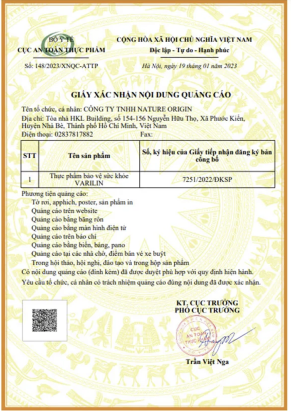 Varilin - Hỗ Trợ Điều Trị Suy Giãn Tĩnh Mạch - Nhà thuốc Long Minh