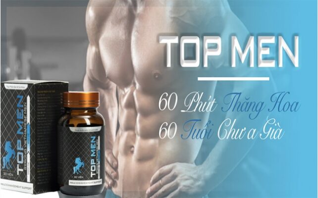 TOP MEN- Thực phẩm bảo vệ sức khõe nam giới - Nhà thuốc Long Minh